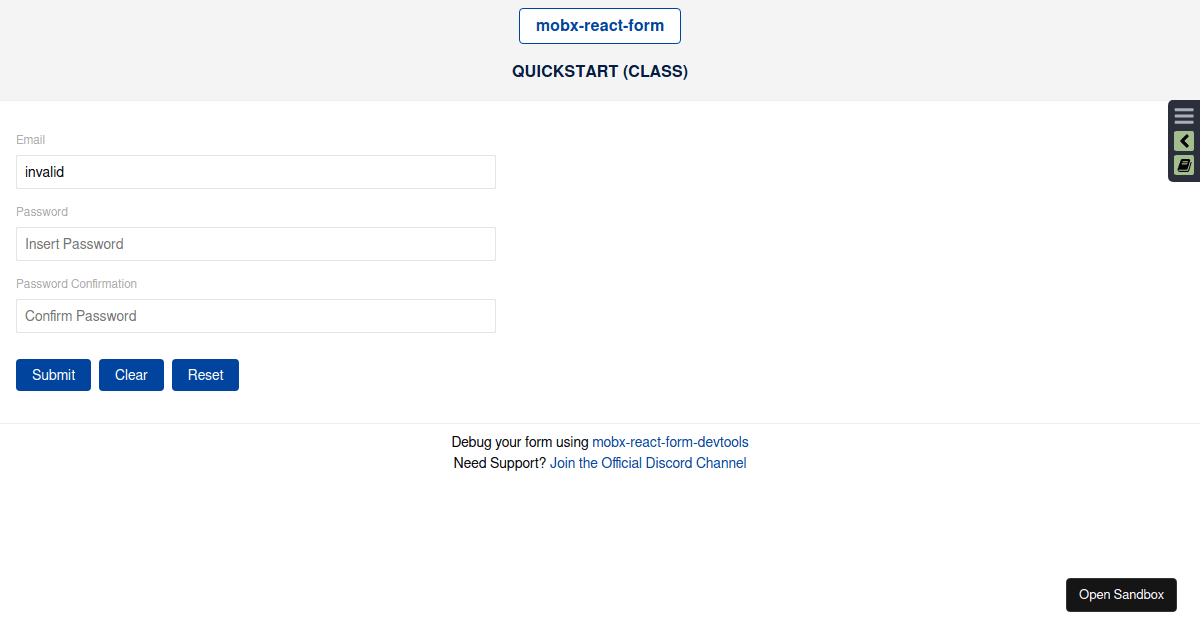 form-quickstart-class (forked) - Codesandbox