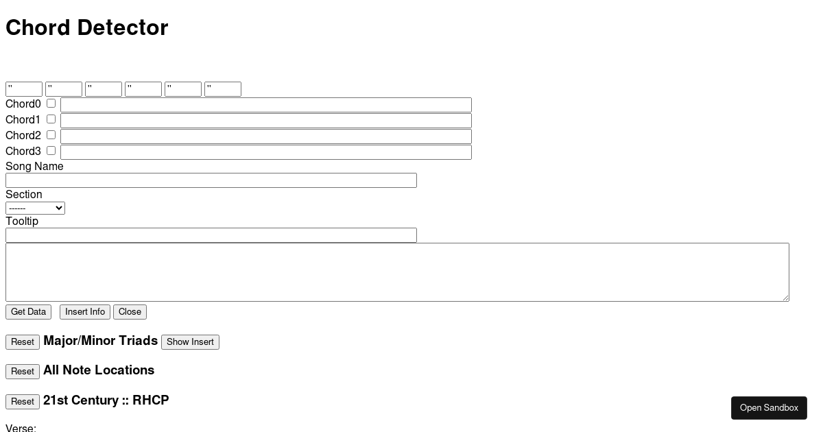 guitar-chord-detector - Codesandbox