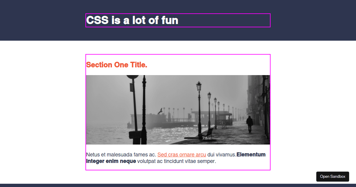 scrimba-css-1-CSS-is-a-lot-of-fun - Codesandbox