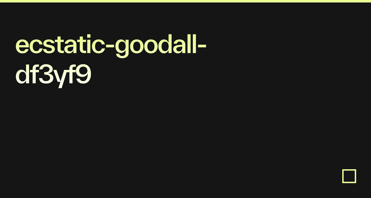 ecstatic-goodall-df3yf9 - Codesandbox
