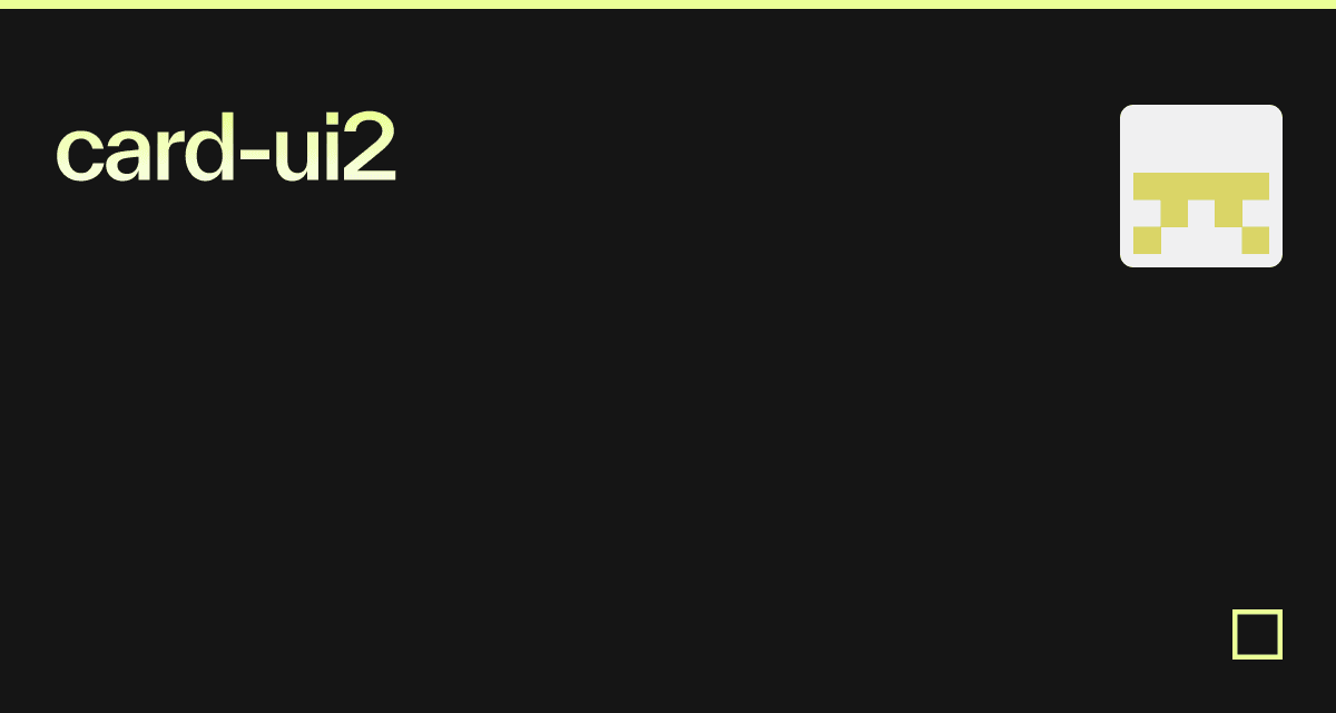 card-ui2 - Codesandbox