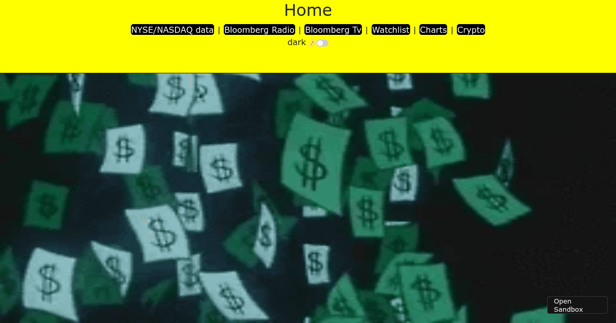 Stock-market-site (forked) - Codesandbox