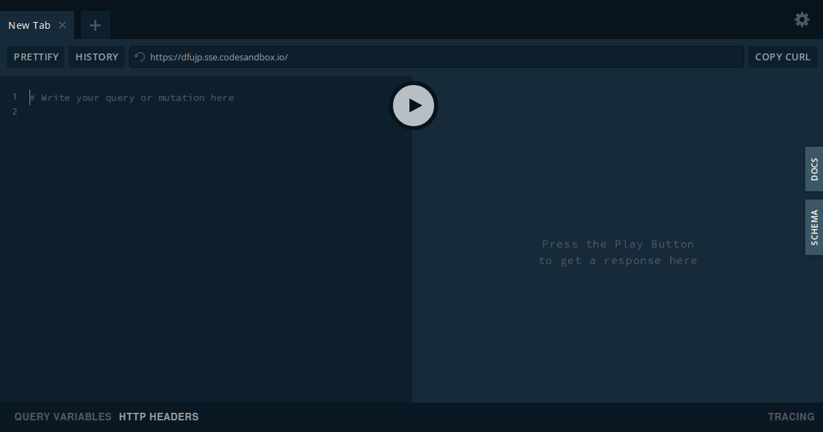 GraphQL-Yoga-Server - Codesandbox