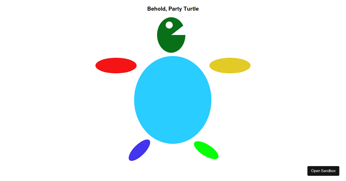 party-turtle - Codesandbox