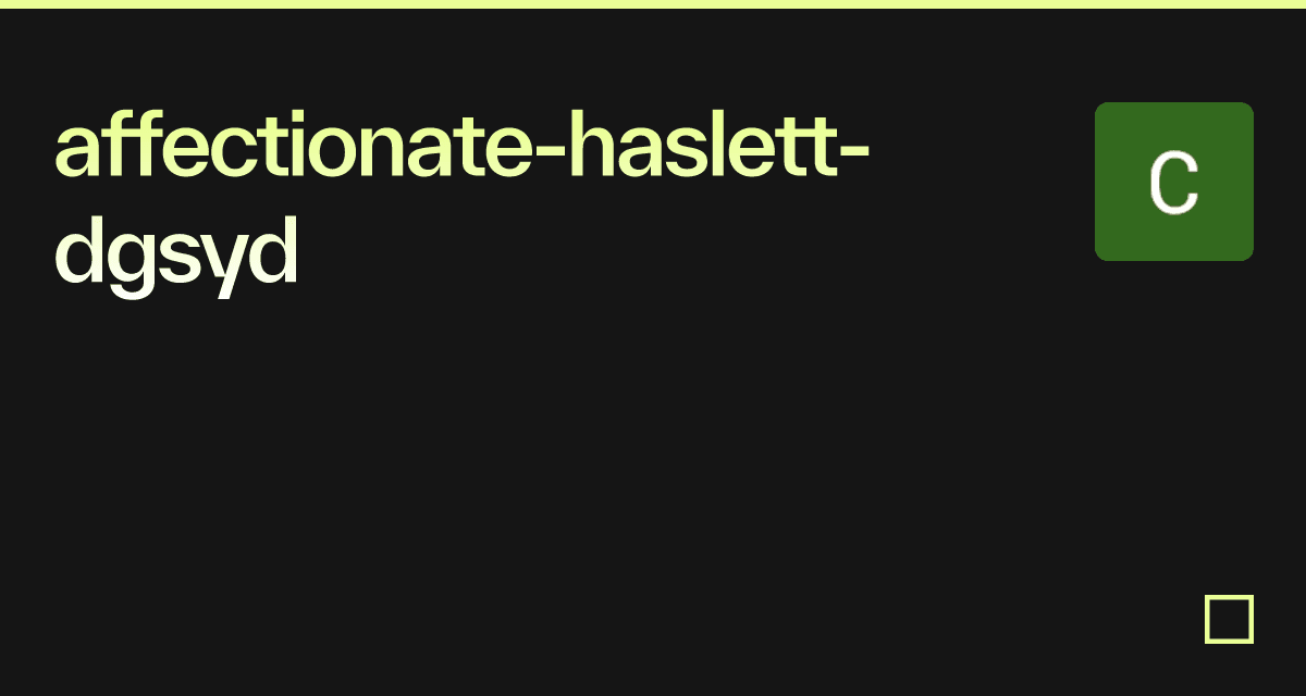 affectionate-haslett-dgsyd - Codesandbox