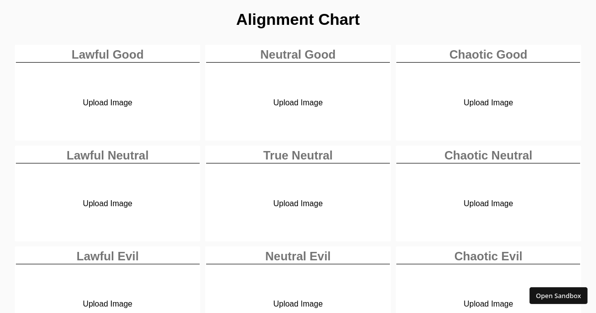GeorgeWL/js-alignment-chart - Codesandbox