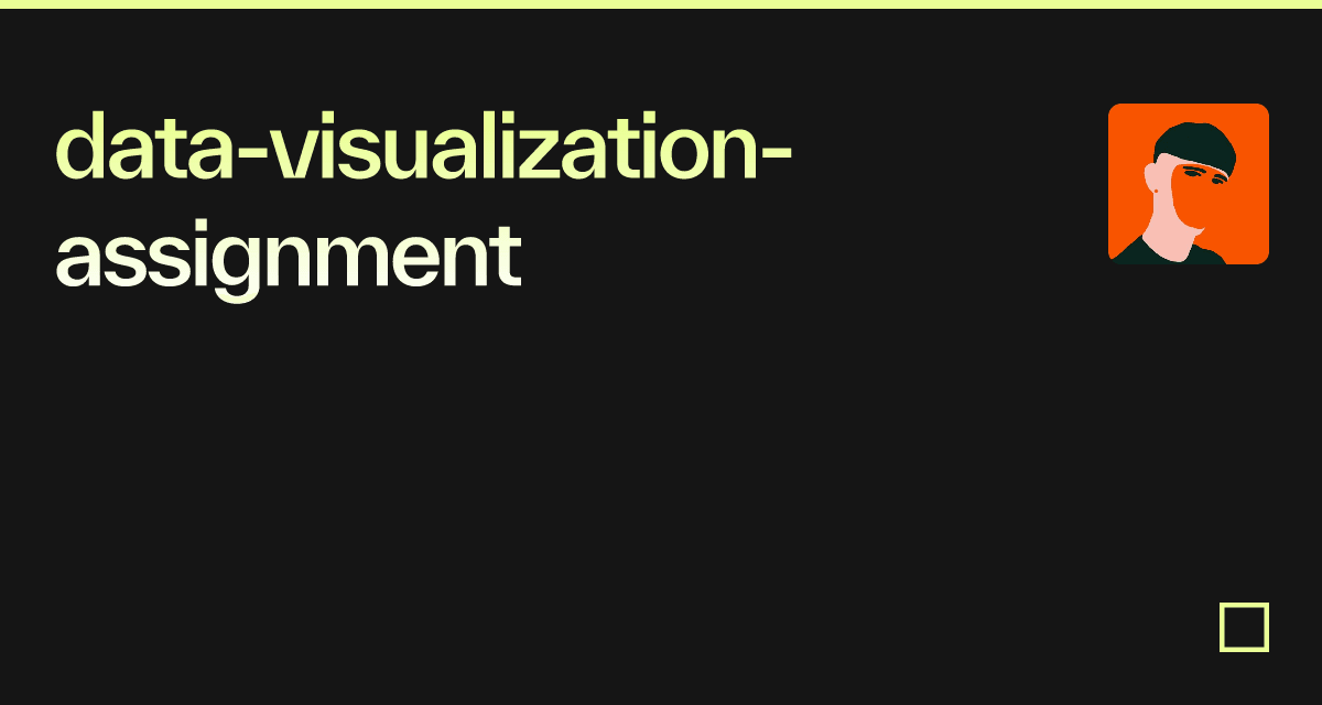 data-visualization-assignment - Codesandbox data-visualization-assignment - Codesandbox