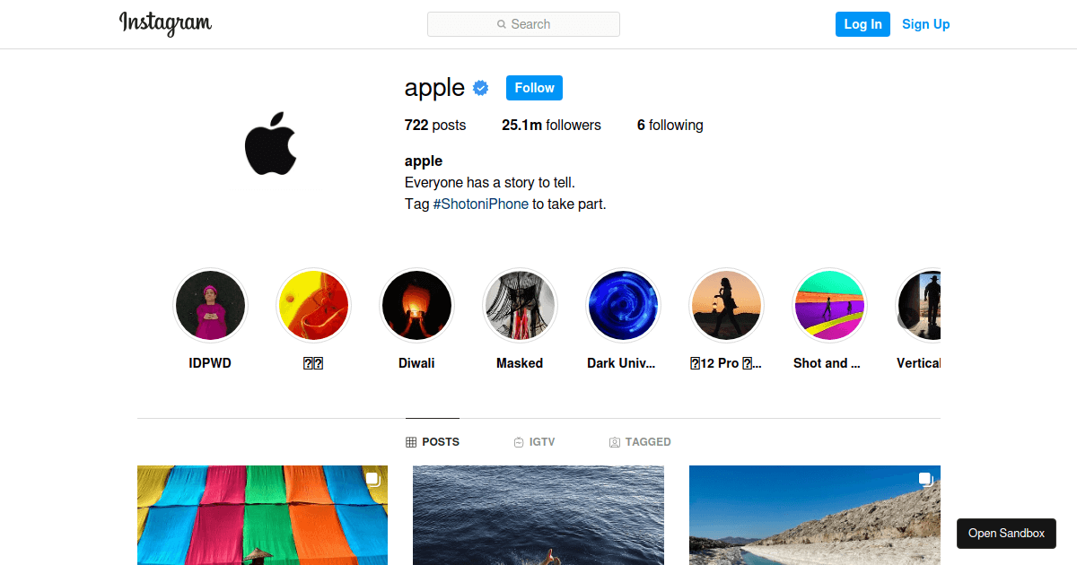 instagram-profile-css - Codesandbox