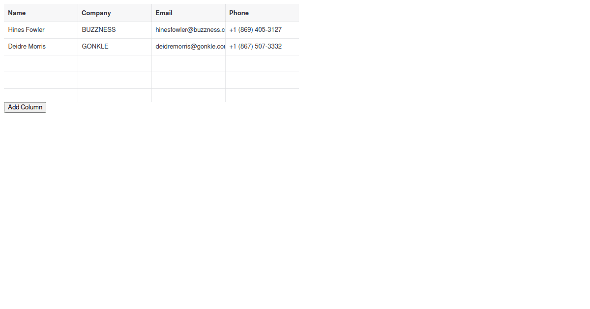 GlideDataGrid Demo (forked) - Codesandbox