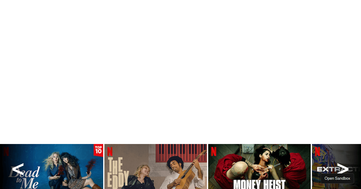 netflix - Codesandbox