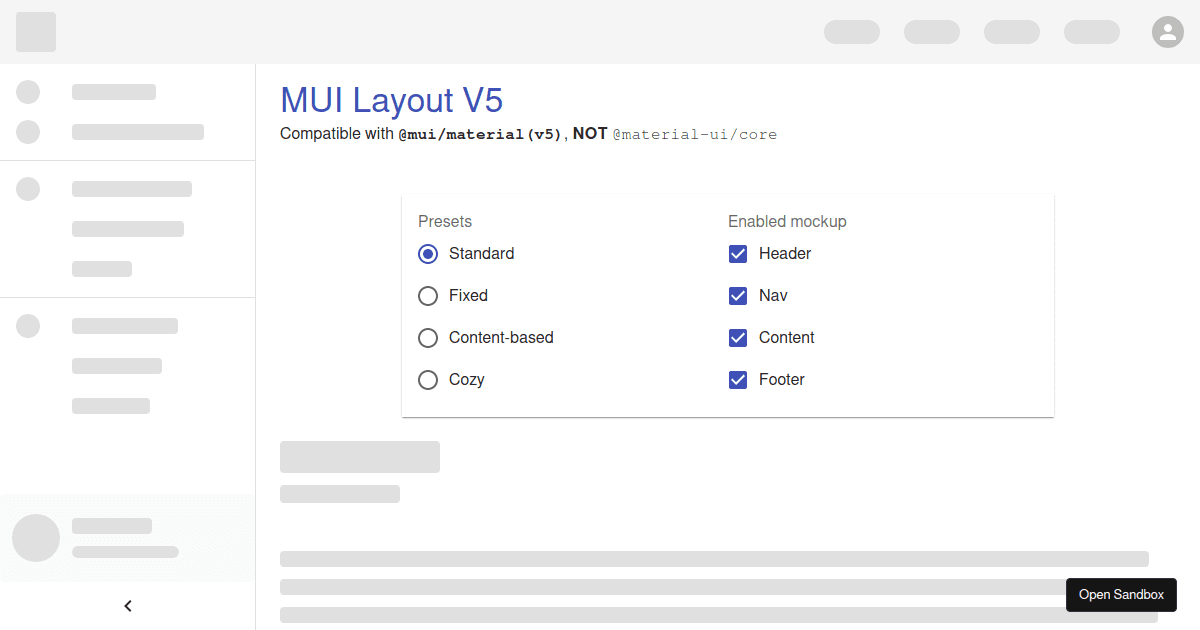 material-ui-layout - Codesandbox