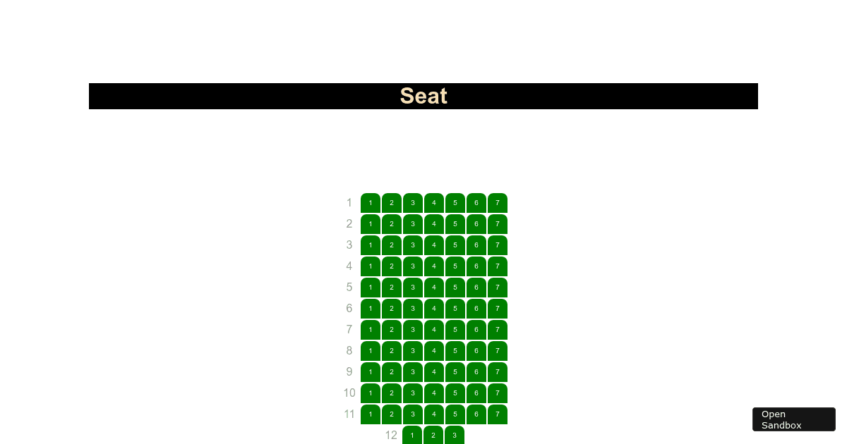 seatbooking - Codesandbox