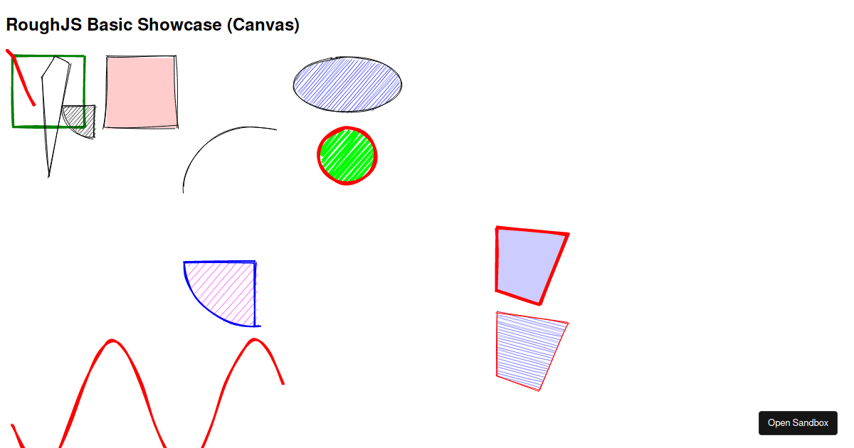 Rough Js Sandbox Codesandbox