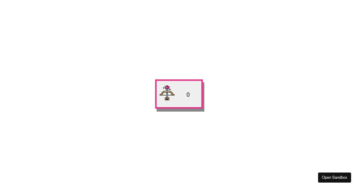 React heart GSAP button - Codesandbox