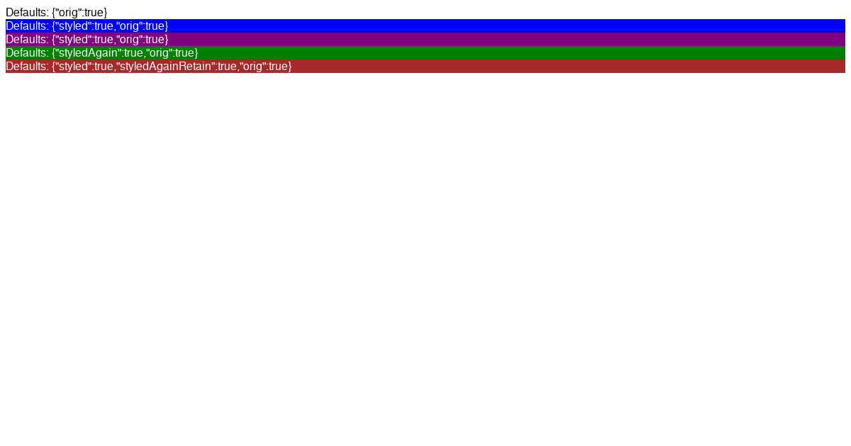 styled and defaultProps - Codesandbox