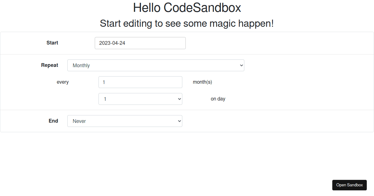 compassionate-fog-dk7eug - Codesandbox
