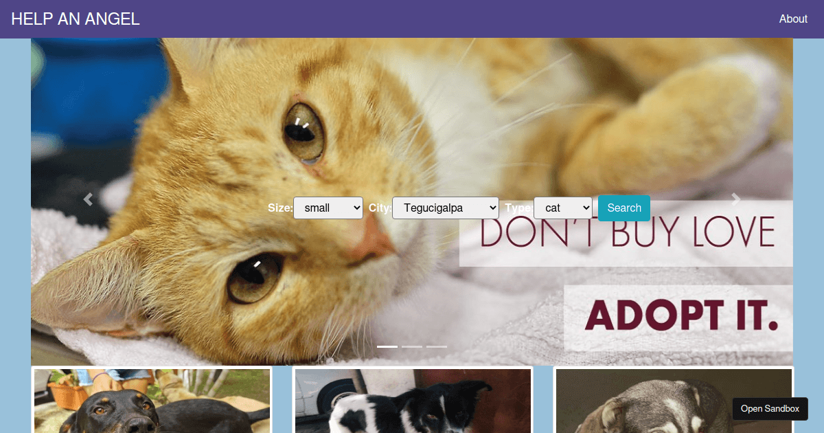 help-an-angel - Codesandbox