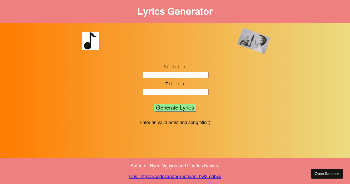 api-hw2 - Codesandbox