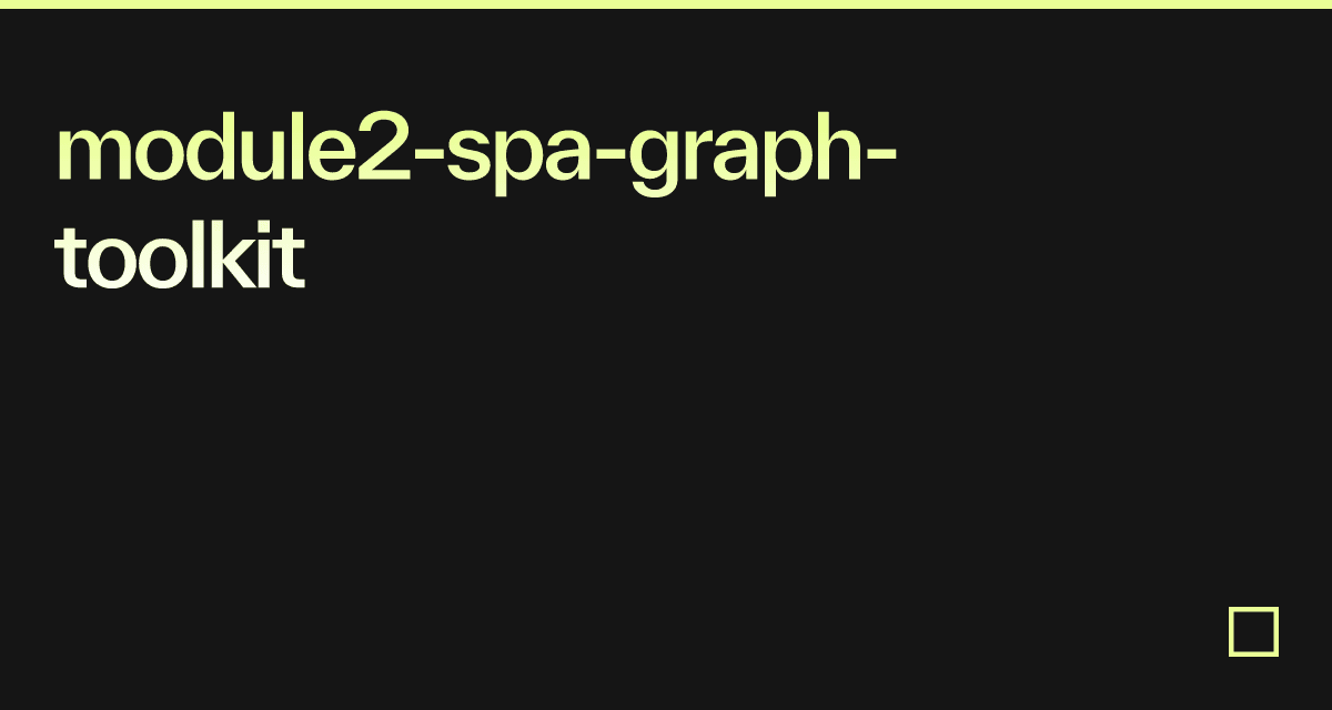 module2-spa-graph-toolkit - Codesandbox