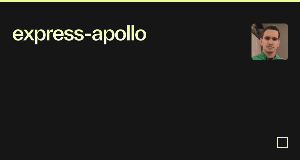 express-apollo - Codesandbox
