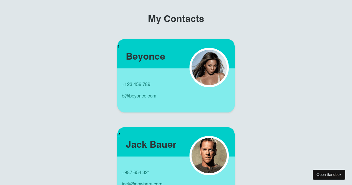mapping-components - Codesandbox
