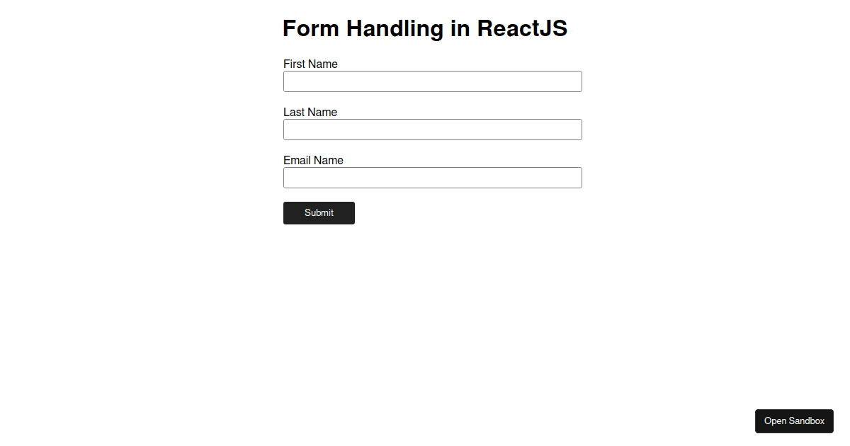 form-handling - Codesandbox