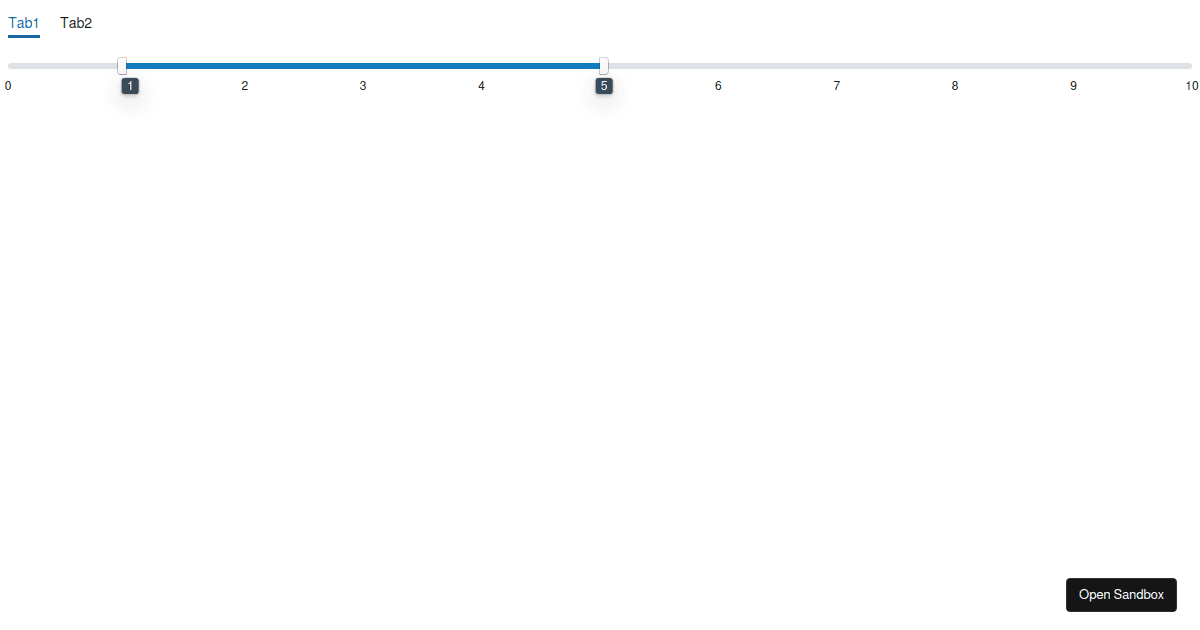 Range Slider Render Incorrectly Inside Non Active Tab Blueprint Js Codesandbox