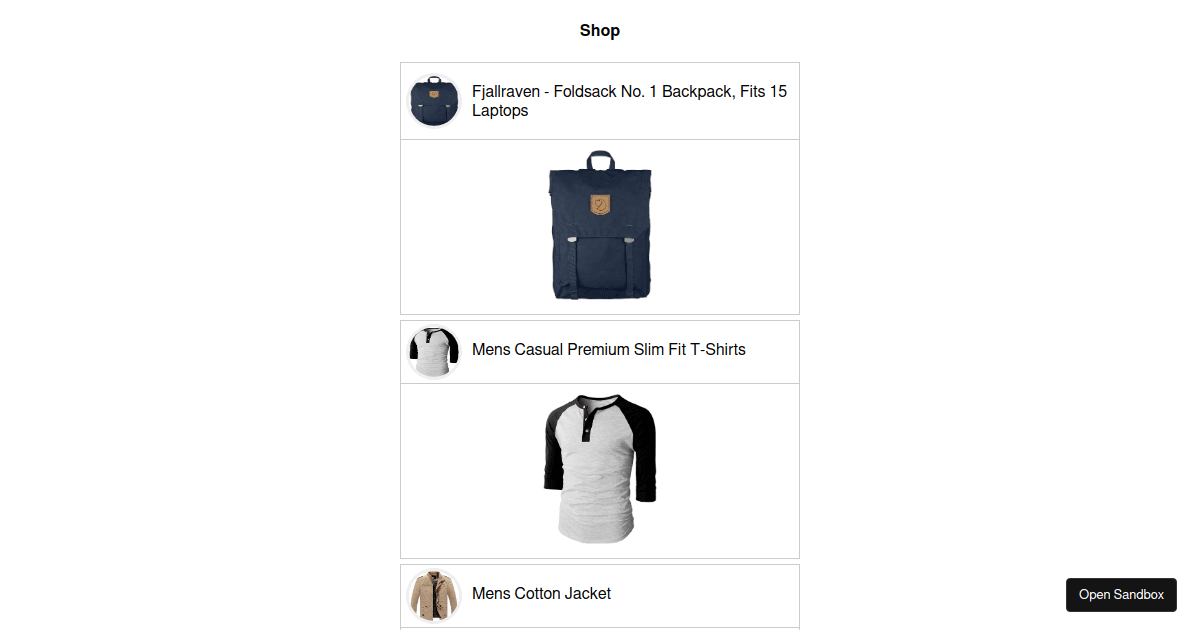 react-js-create-shop-page-with-skeleton-loading - Codesandbox