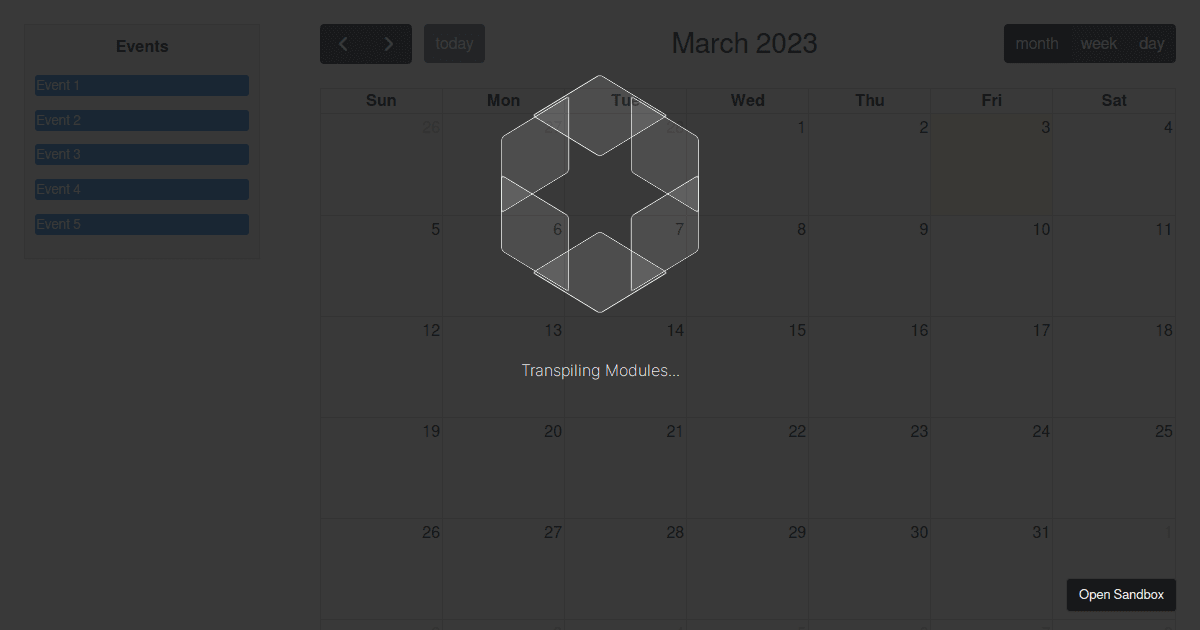React Fullcalendar External Events Drag And Drop Codesandbox