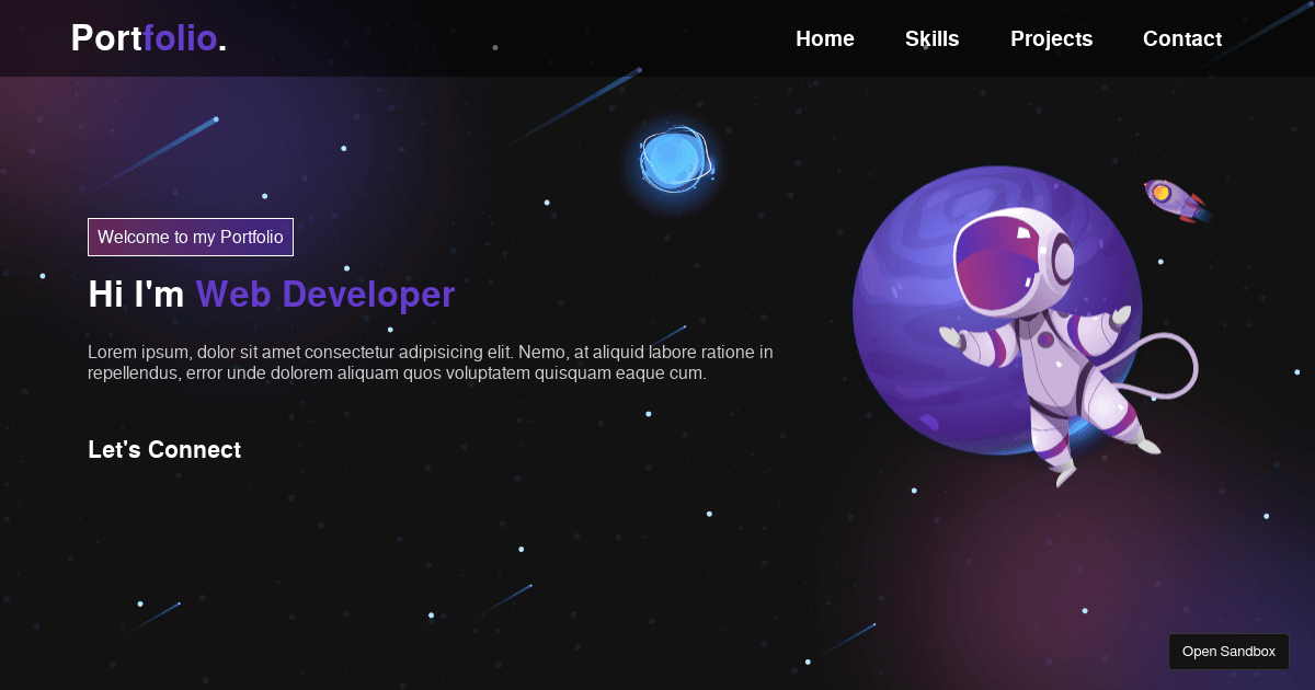 portfolio - Codesandbox