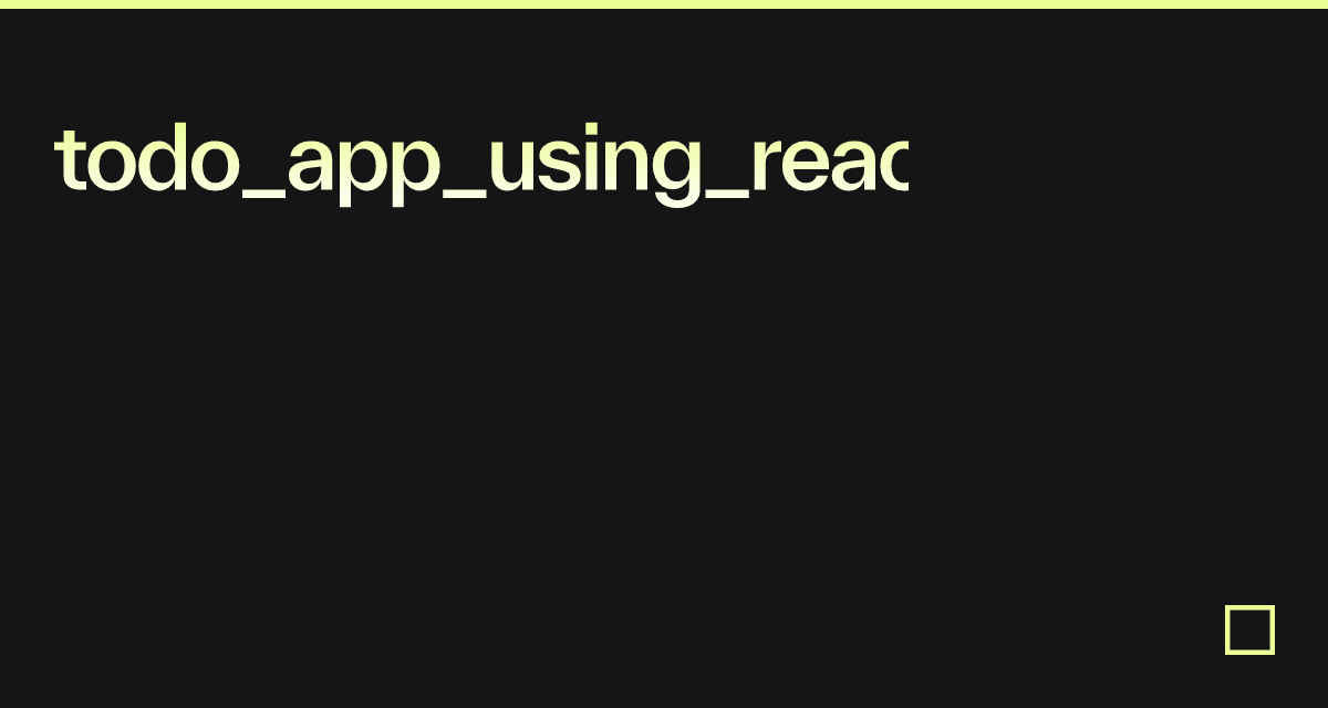 Todoappusingreactfirebase Codesandbox