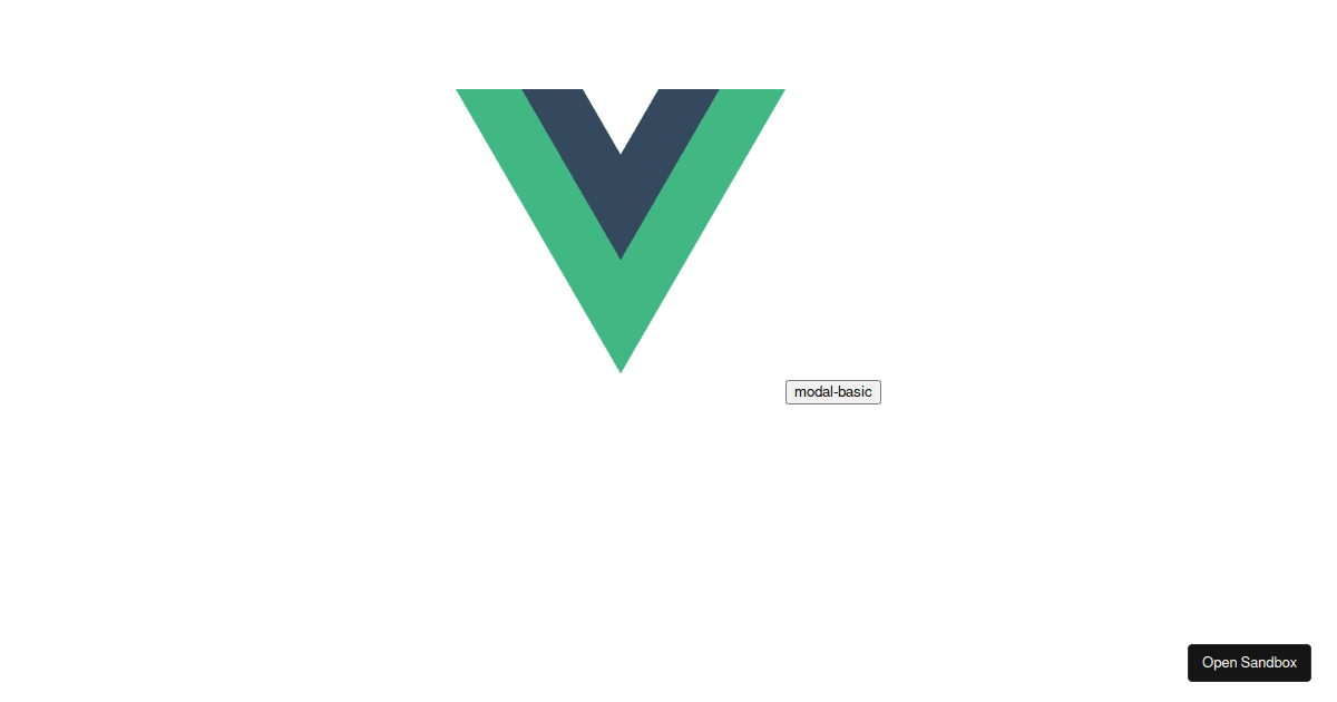 Vue Template Forked Codesandbox