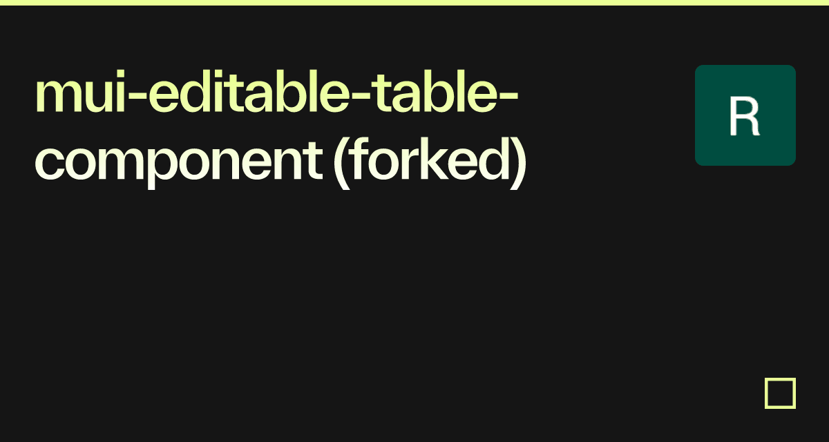 mui-editable-table-component (forked) - Codesandbox mui-editable-table-component (forked) - Codesandbox