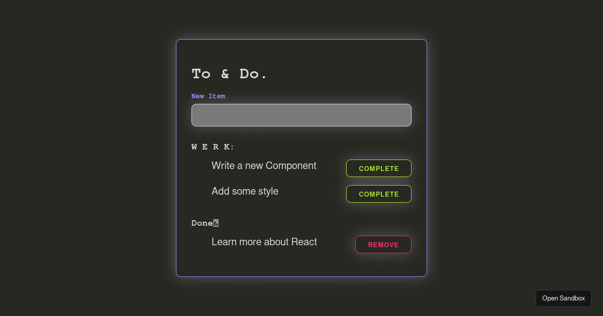 to-do-list-starter-code - Codesandbox