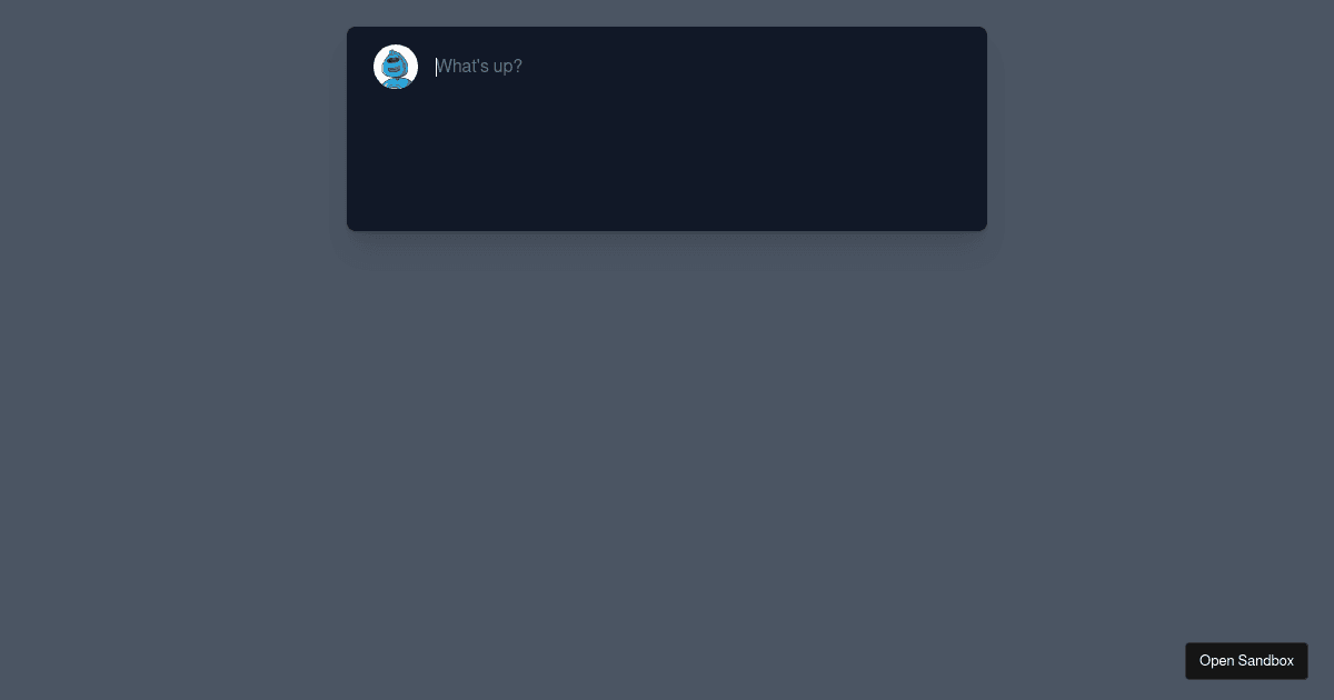 Autocomplete + Contenteditable (forked) - Codesandbox