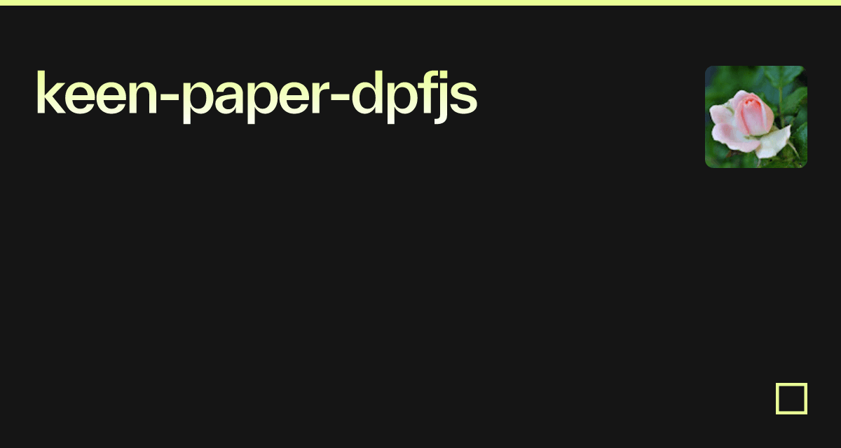 keen-paper-dpfjs - Codesandbox