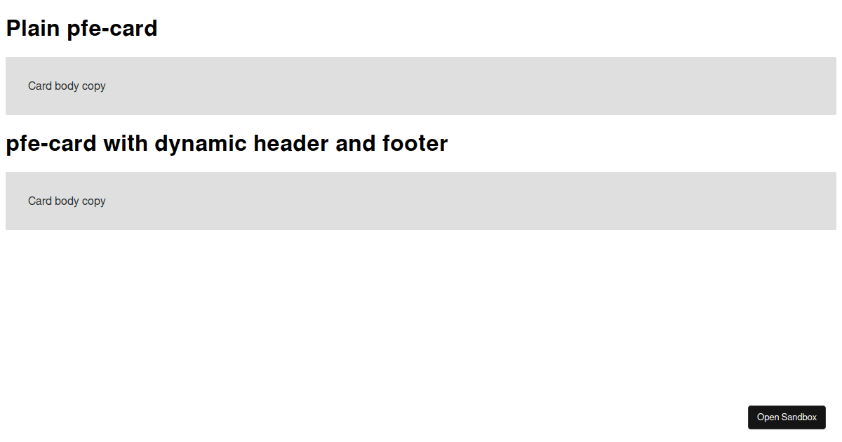 pfe-card-dynamic-header-footer - Codesandbox