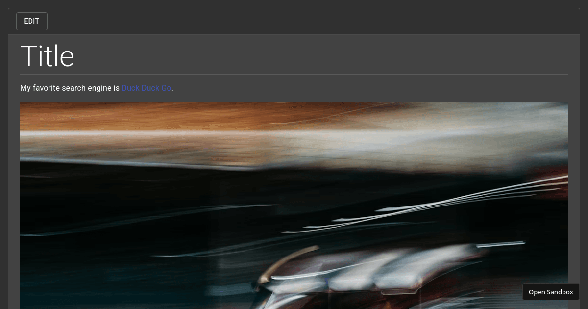 React Markdown Material-UI (forked) - Codesandbox