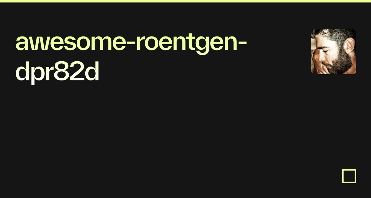 awesome-roentgen-dpr82d - Codesandbox