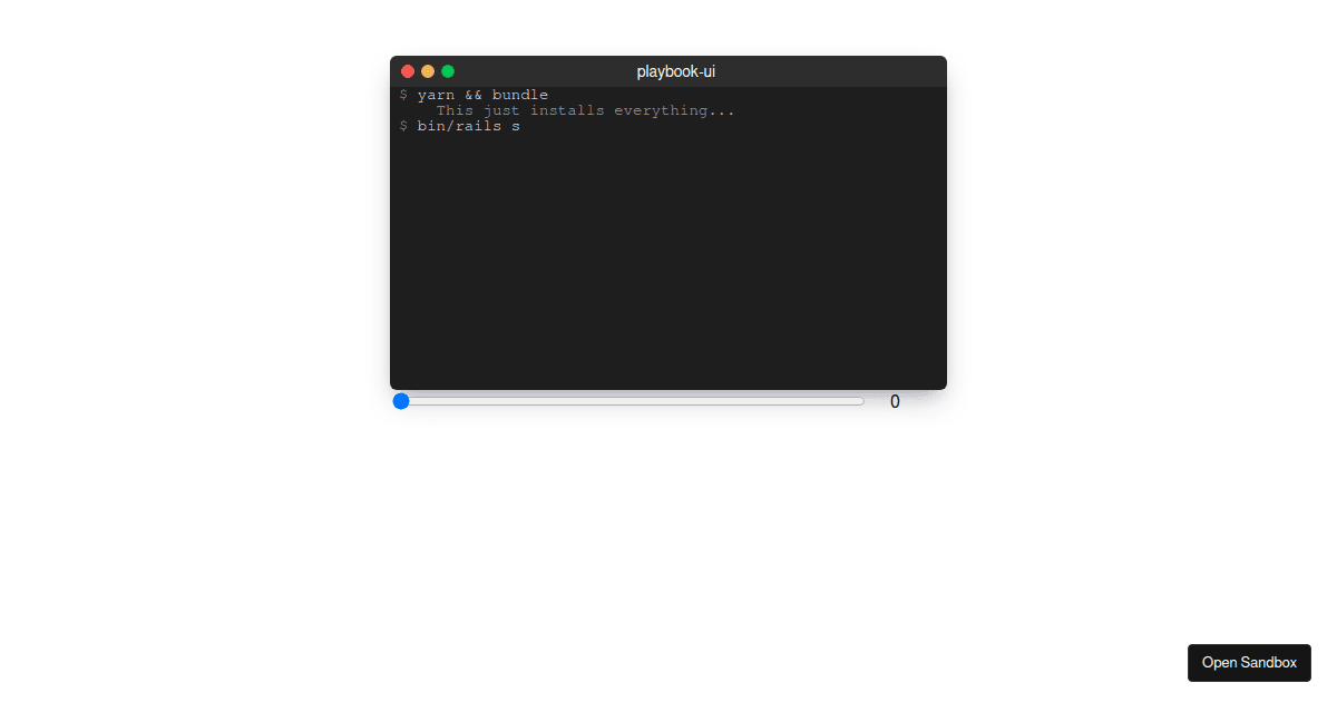 mini-terminal (forked) - Codesandbox