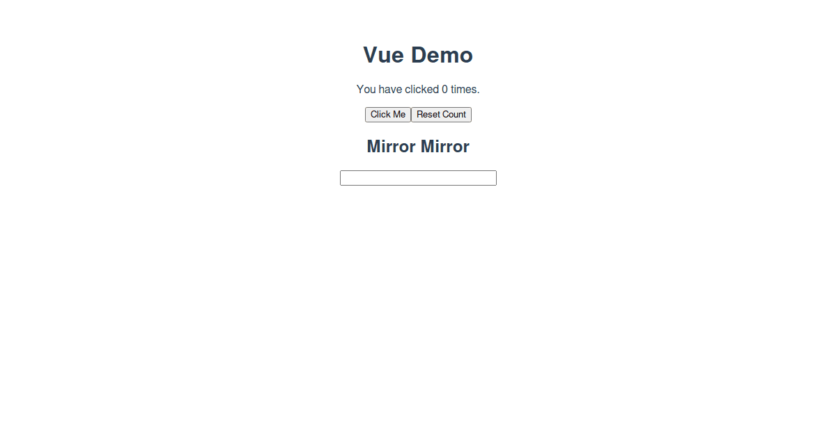 Vue Click Counter Forked Codesandbox