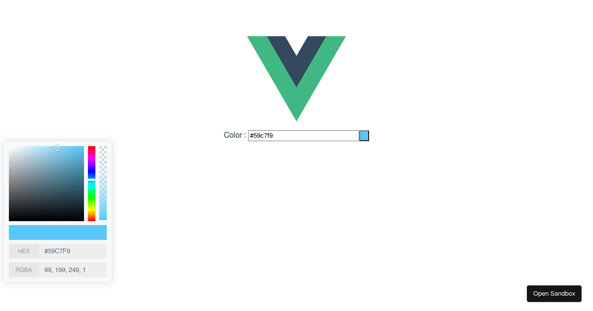 vue 3 with color picker (forked) - Codesandbox vue 3 with color picker (forked) - Codesandbox