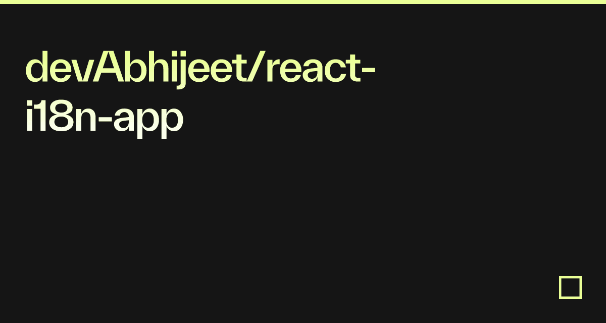 devAbhijeet/react-i18n-app - Codesandbox