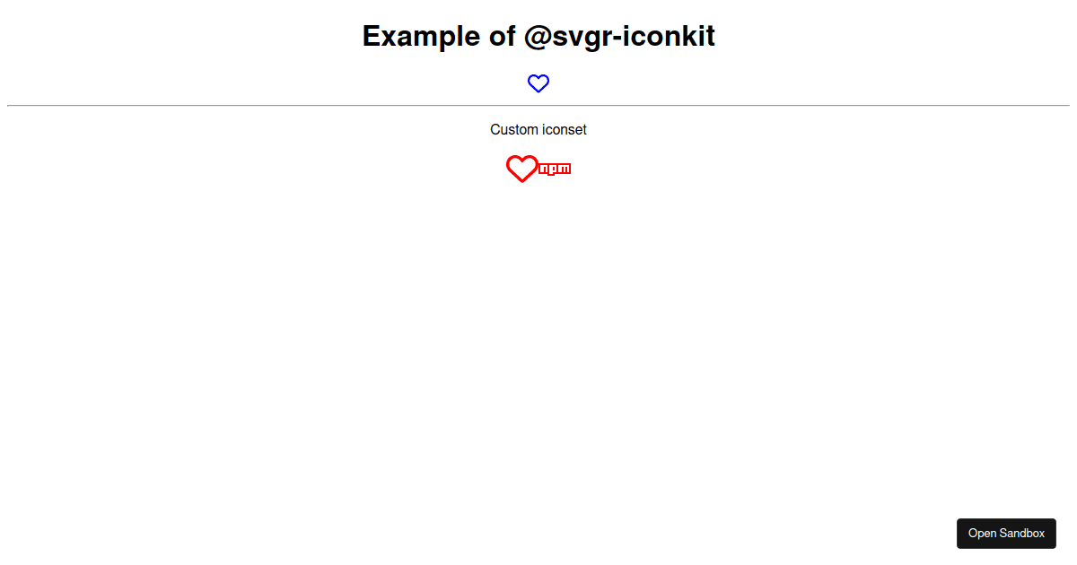 svgr-iconkit examples - specified icon - Codesandbox