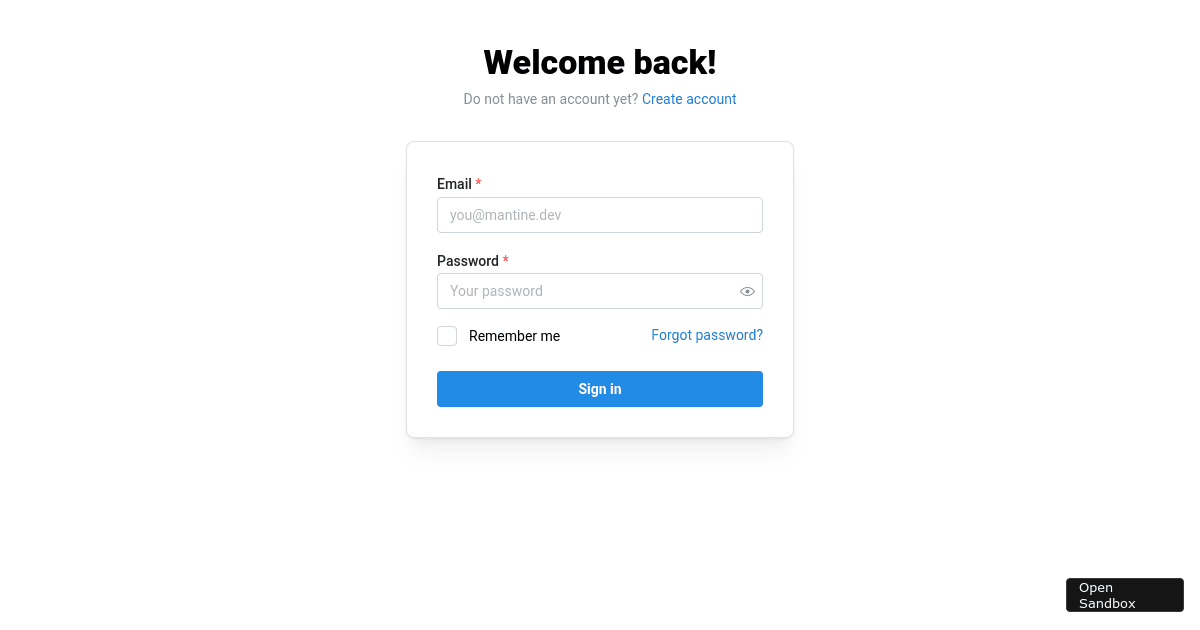 mantine-template - Codesandbox