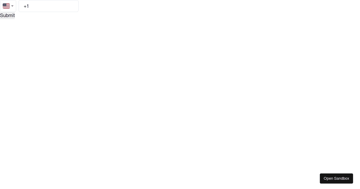 react-international-phone issue - Codesandbox react-international-phone issue - Codesandbox
