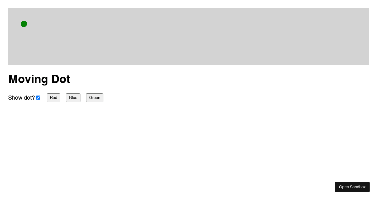 moving-dot-task - Codesandbox