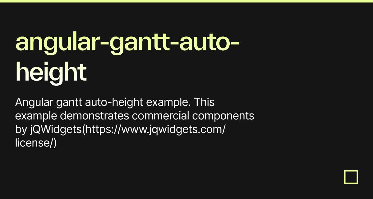 angular-gantt-auto-height - Codesandbox