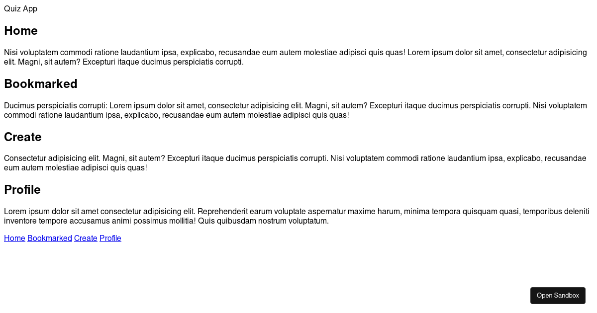 neuefische/web-exercises: spa-3 - Codesandbox