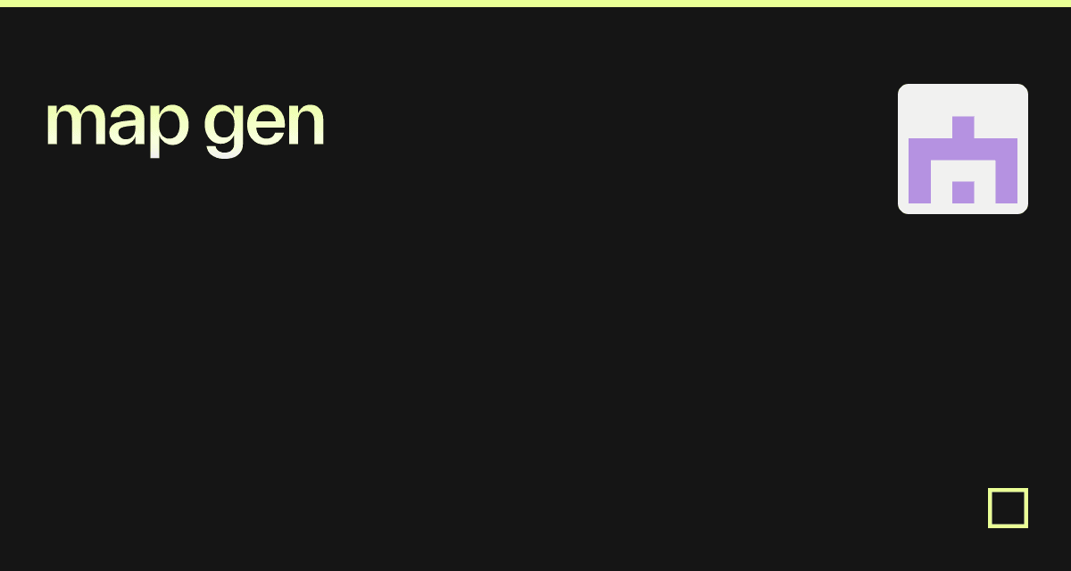 map gen - Codesandbox